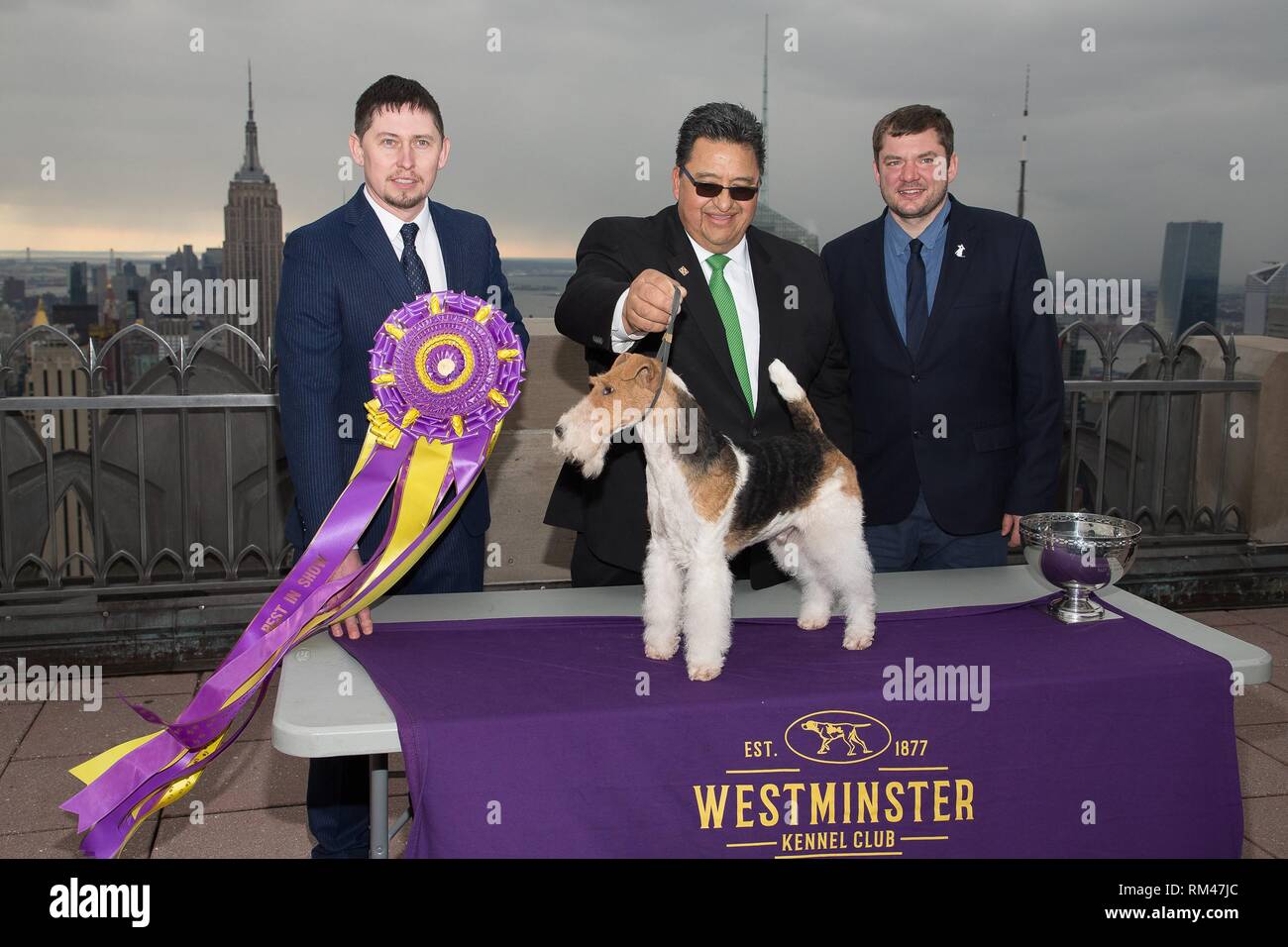 New York, NY, USA. 13th Feb, 2019. Warren Bradley, King, Gabriel Rangel ...