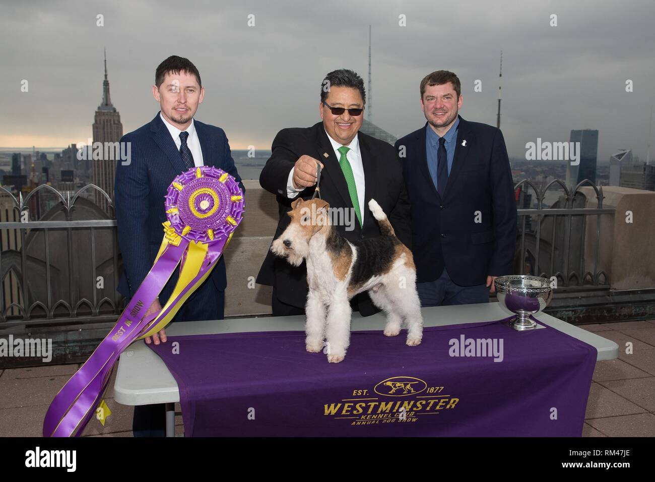 New York, NY, USA. 13th Feb, 2019. Warren Bradley, King, Gabriel Rangel ...
