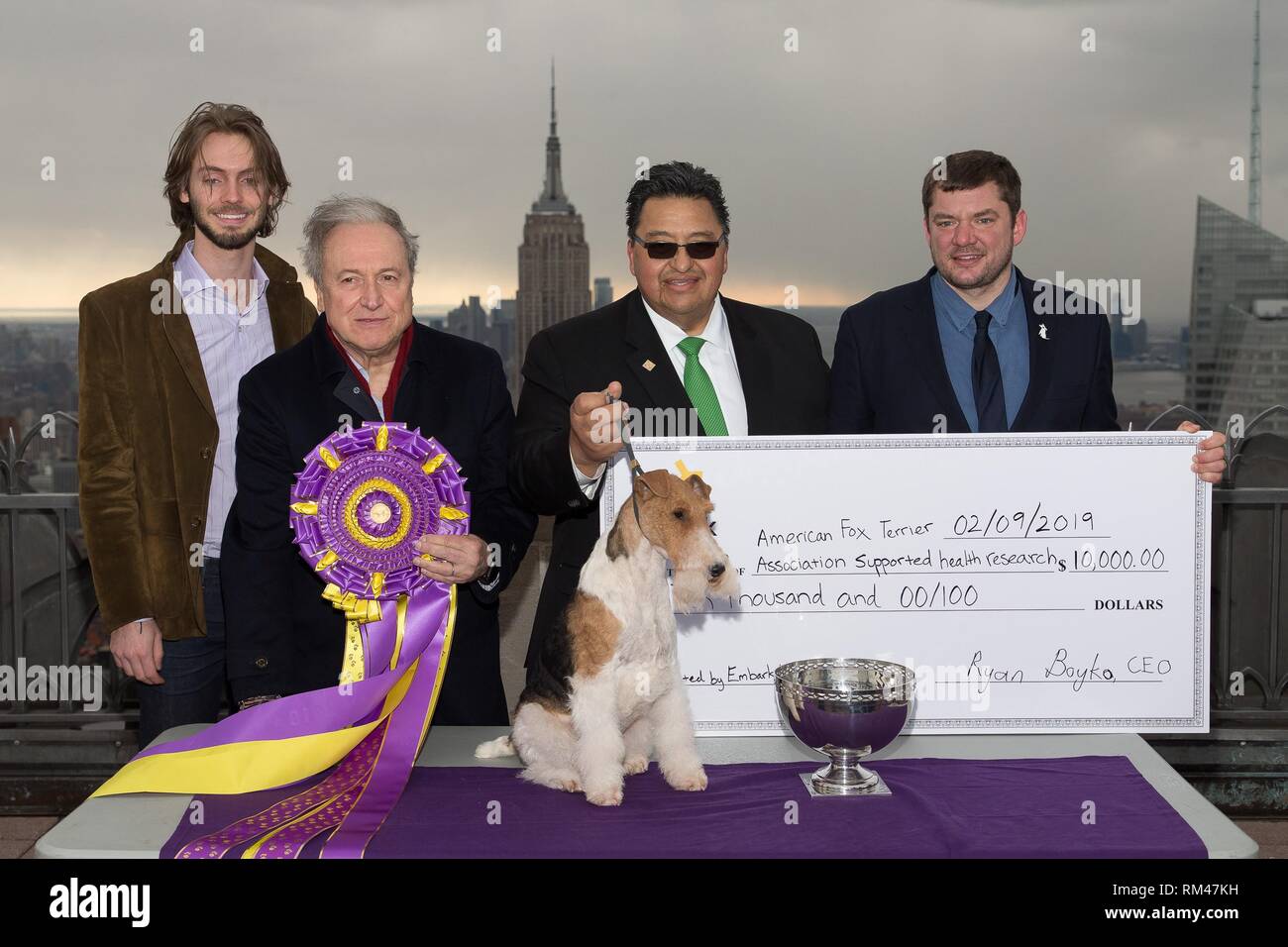 New York, NY, USA. 13th Feb, 2019. Warren Bradley, King, Gabriel Rangel ...