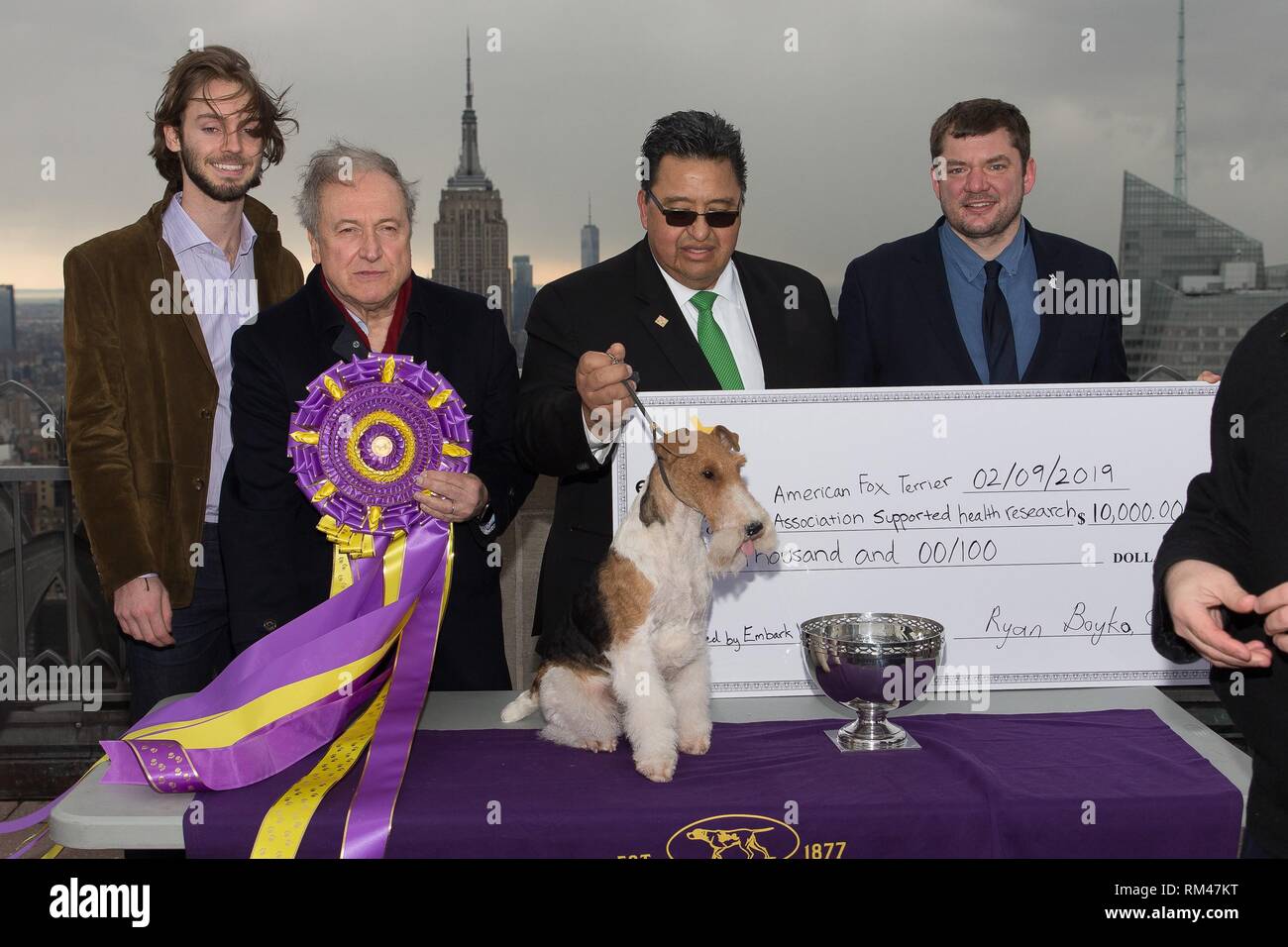 New York, NY, USA. 13th Feb, 2019. Warren Bradley, King, Gabriel Rangel ...