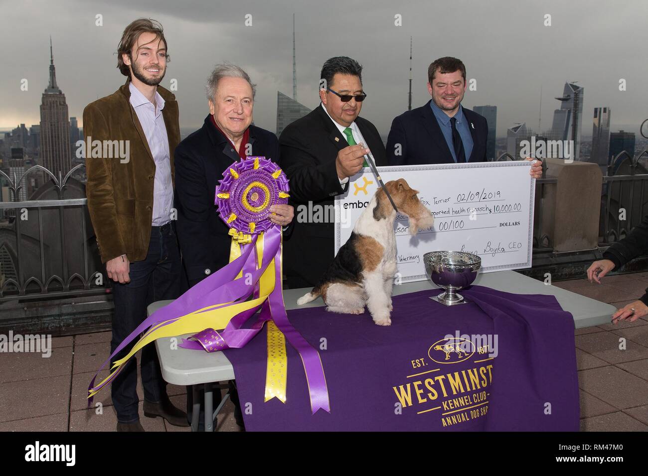 New York, NY, USA. 13th Feb, 2019. Warren Bradley, King, Gabriel Rangel ...