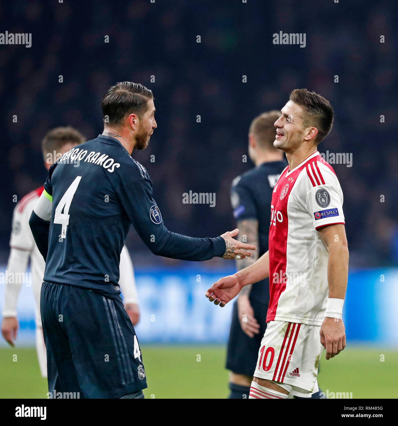 Amsterdam, Netherlands. 13th Feb, 2019. AMSTERDAM, Ajax - Real Madrid ...