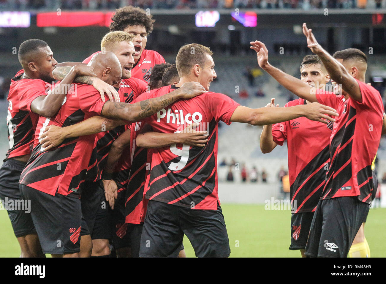 Athletico PR - Marco Ruben Athletico-PR player celebrates his goal with ...