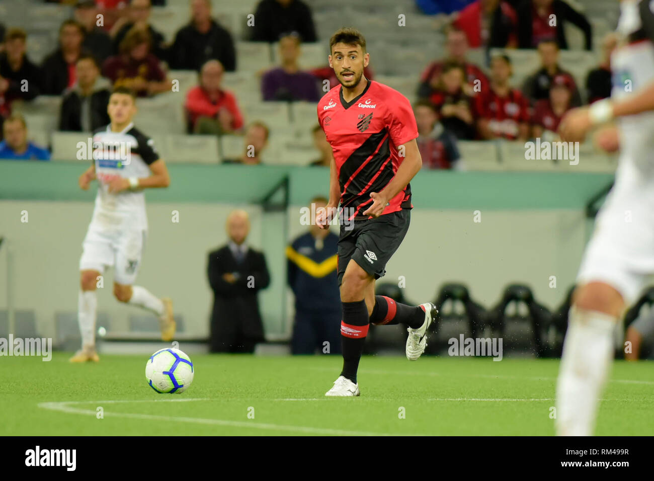 Curitiba, Brazil. 13th Feb, 2019. Camacho during the friendly between ...