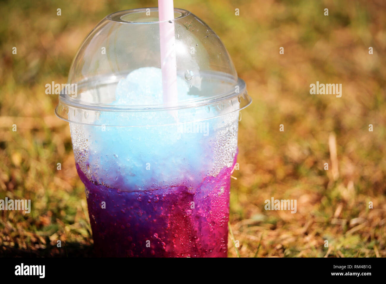 Ice cold slushy drink Stock Photo - Alamy