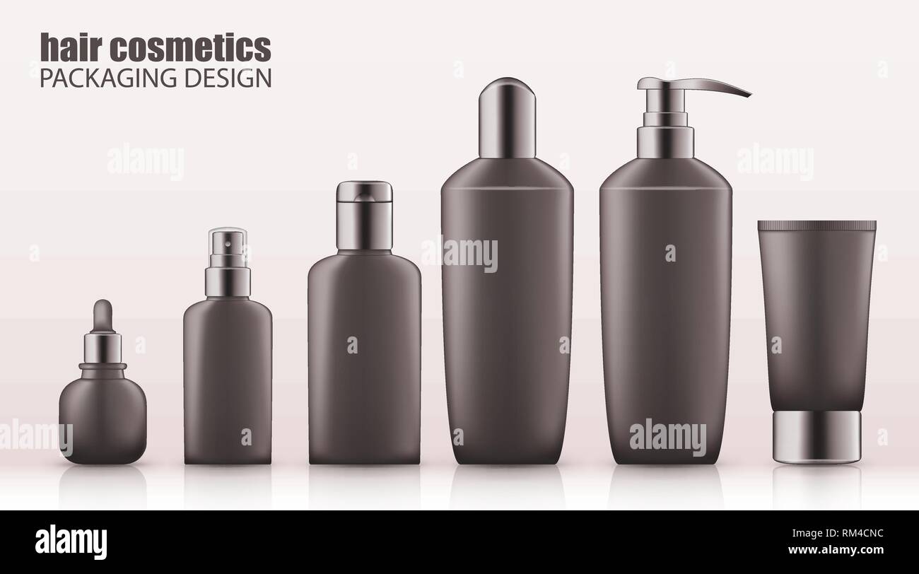 Realistic hair Stock Vector Images - Alamy