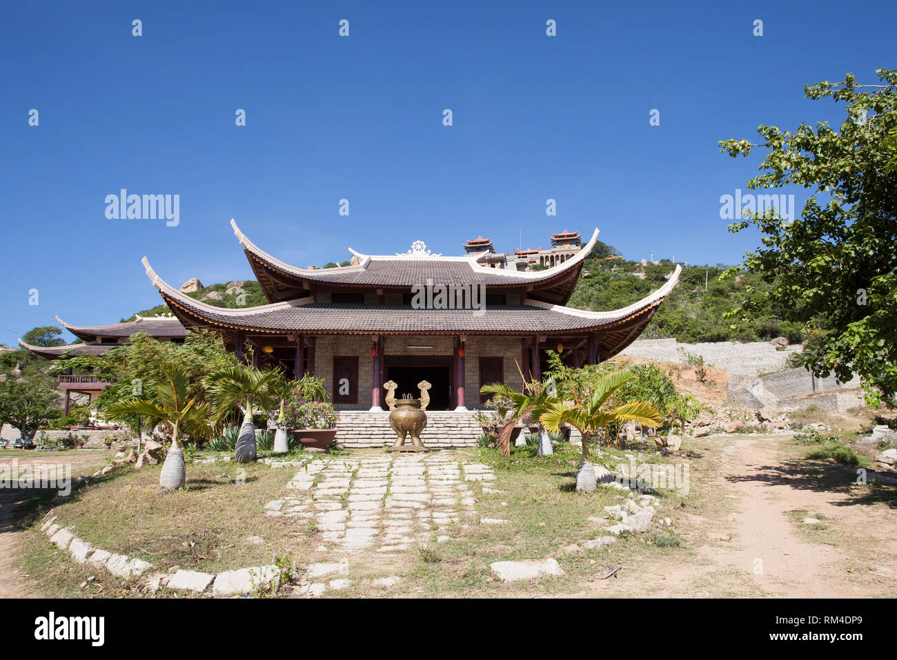 Dieu An Pagoda,temple, in Thap Cham, Phan Rang,, Ninh Thuan, Vietnam ...