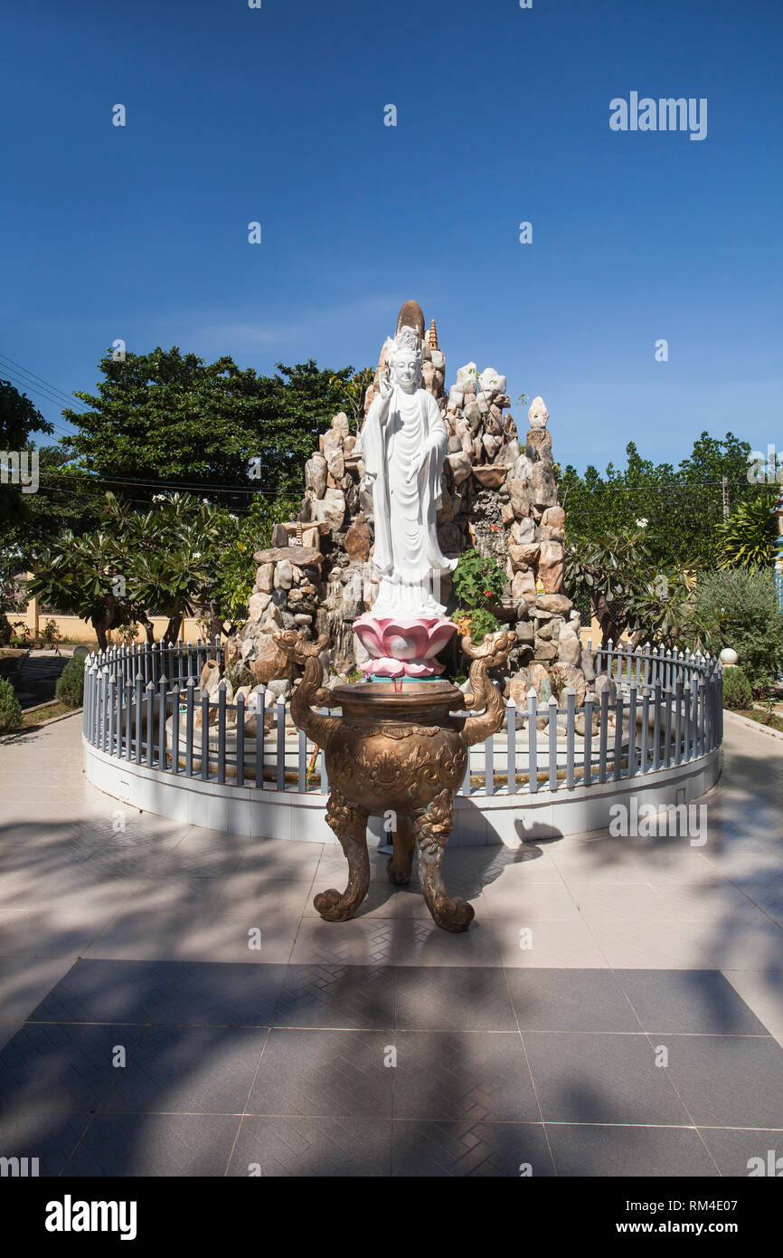Dieu An Pagoda,temple, in Thap Cham, Phan Rang,, Ninh Thuan, Vietnam ...