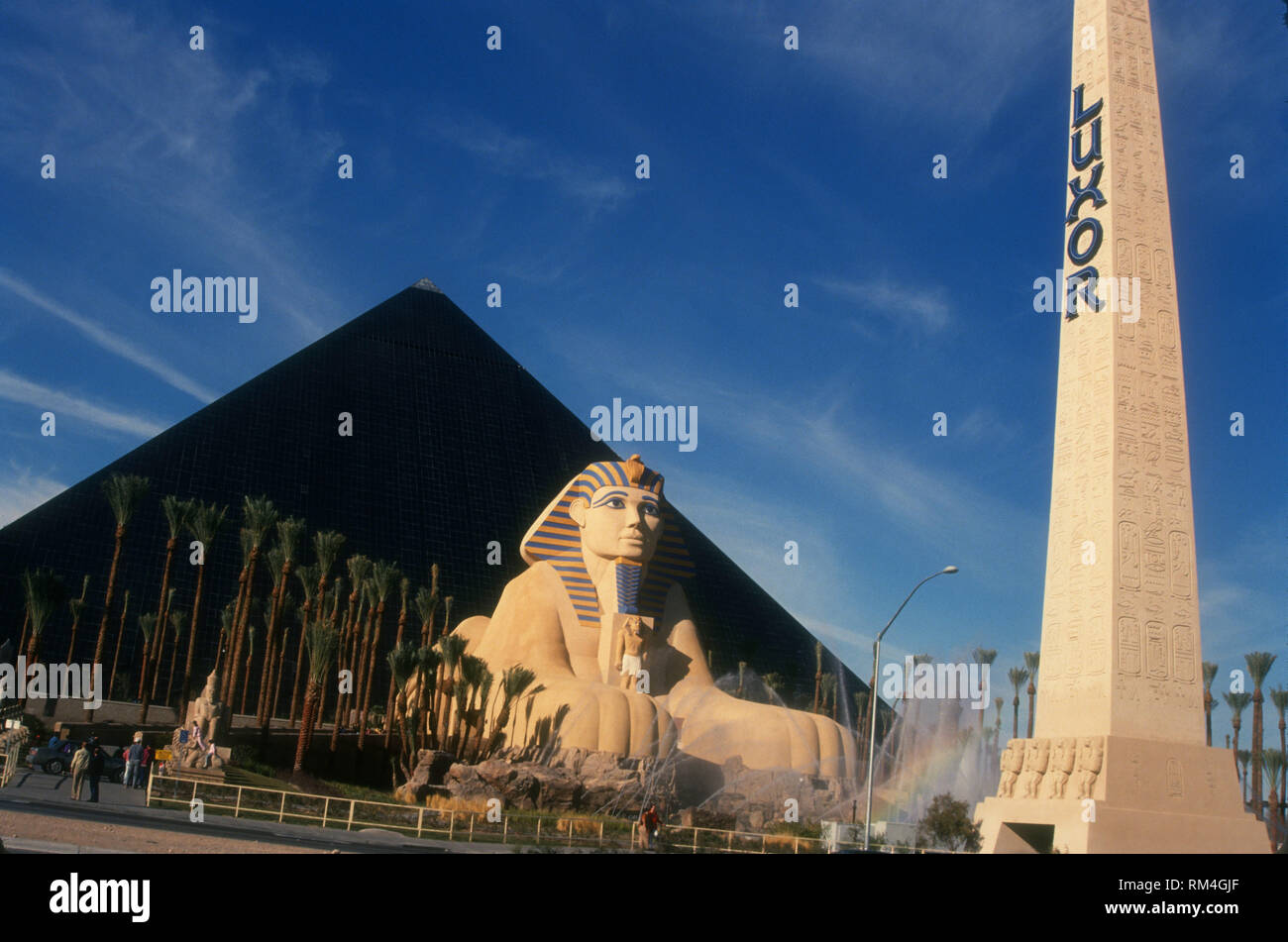 LAS VEGAS, NV - DECEMBER 31: A general view of atmosphere of the Luxor ...