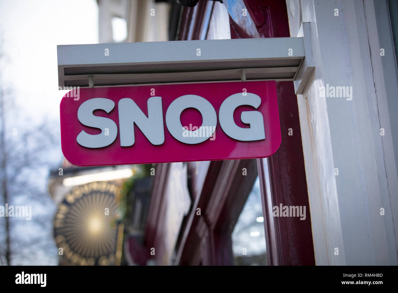 London, Greater London, United Kingdom, 7th February 2018, A sign and ...