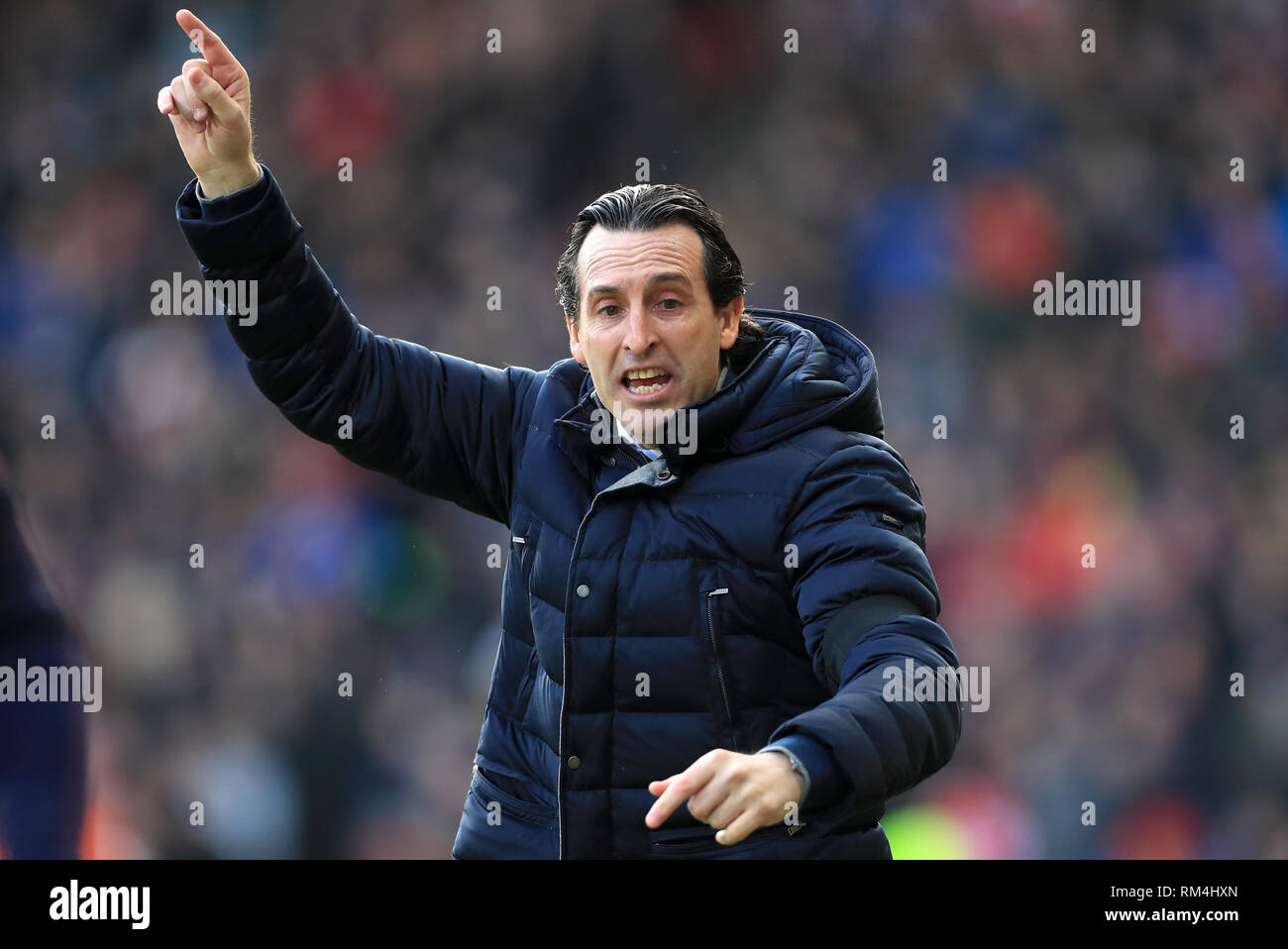 Arsenal manager Unai Emery Stock Photo - Alamy