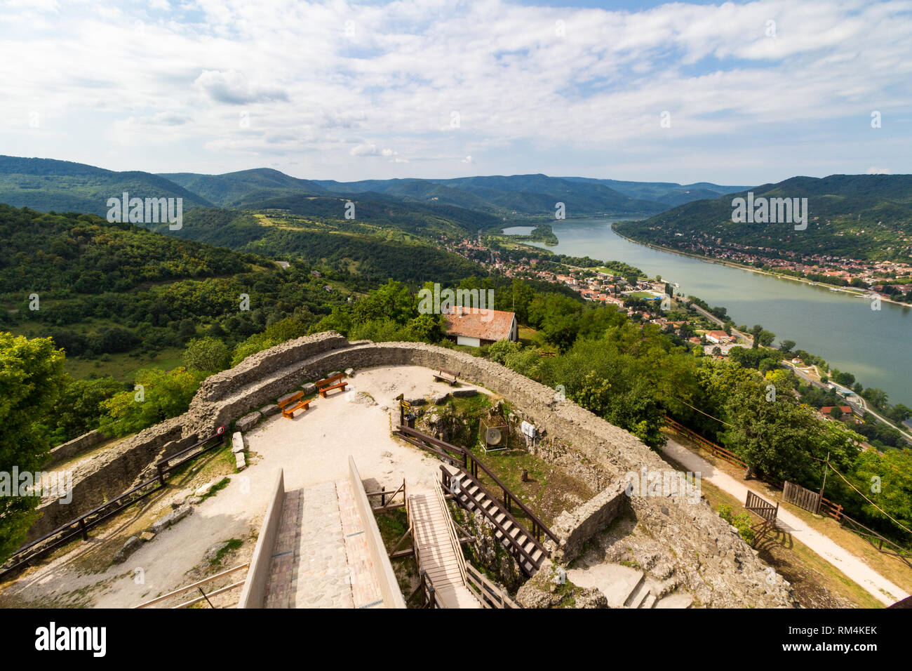 Scene from Royal Castle at Visegrád, Hungary Stock Photo - Alamy