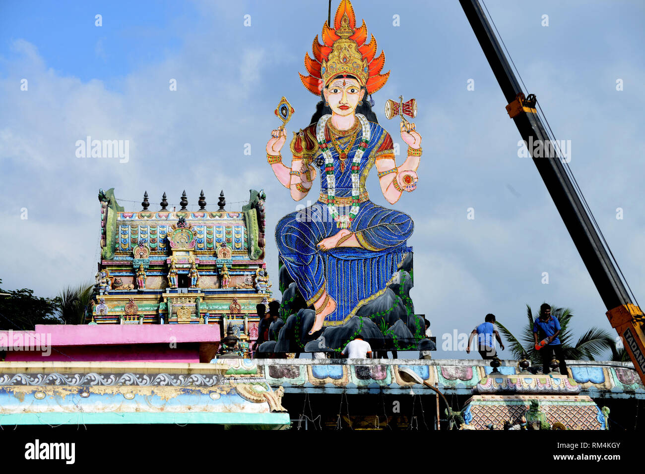 SRI LANKA - A hindu temple at MATLAE Stock Photo - Alamy
