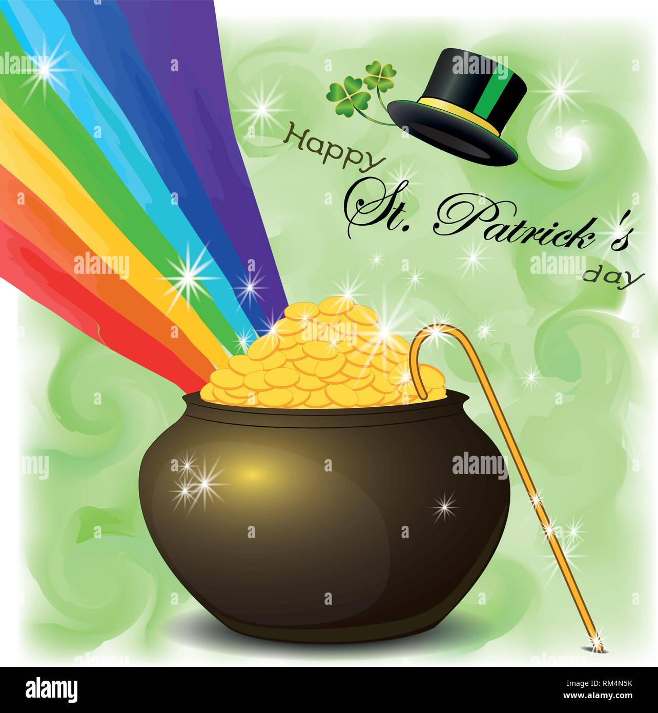 Sprig of shamrock hi-res stock photography and images - Alamy