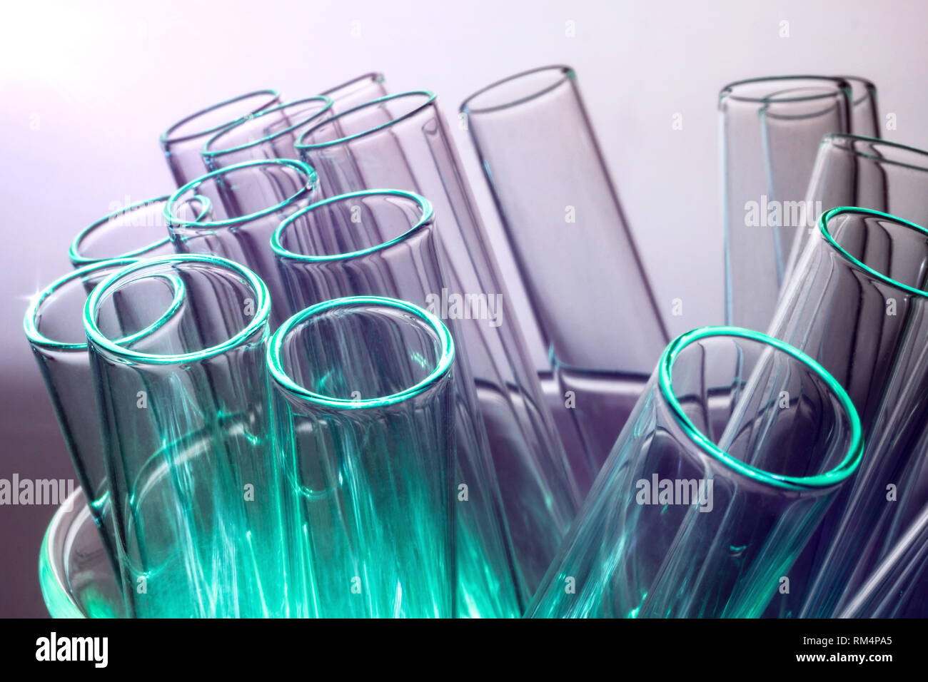 Test tubes in a laboratory, conceptual image Stock Photo - Alamy