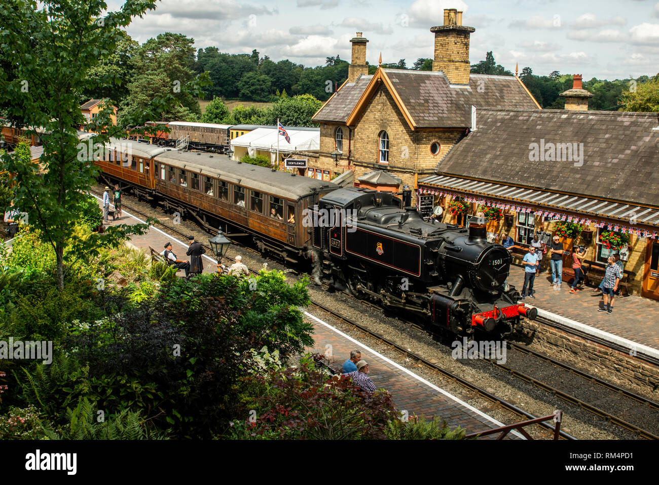 Old british railways steam locomotive hi-res stock photography and ...