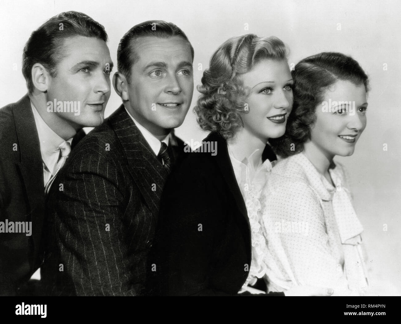 Charles Farrell, James Dunn, Ginger Rogers and Janet Gaynor, "Change Of ...