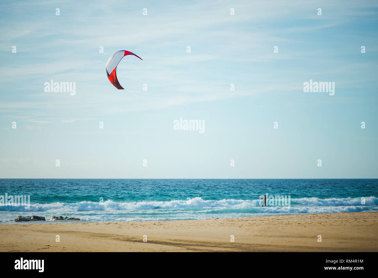 Extreme kitesurfing in spain hi-res stock photography and images - Alamy