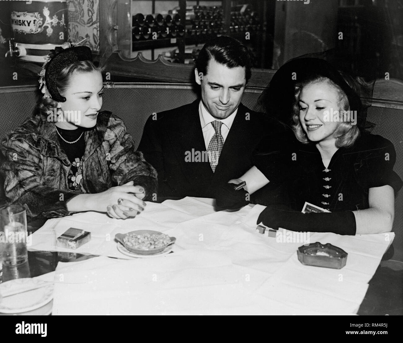 Cary Grant, Janice Jarrett, Ginger Rogers, circa 1937 File Reference ...