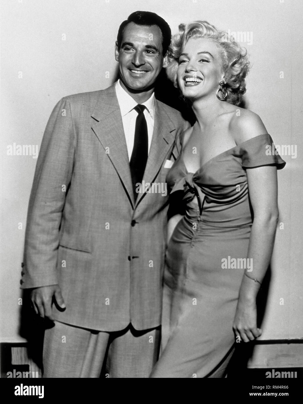Ray Anthony, Marilyn Monroe, at a party hosted by Ray Anthony on August ...
