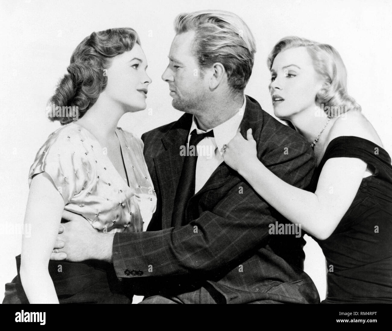 Jean Hagen, Marilyn Monroe, Sterling Hayden, "The Asphalt Jungle" (1950 ...