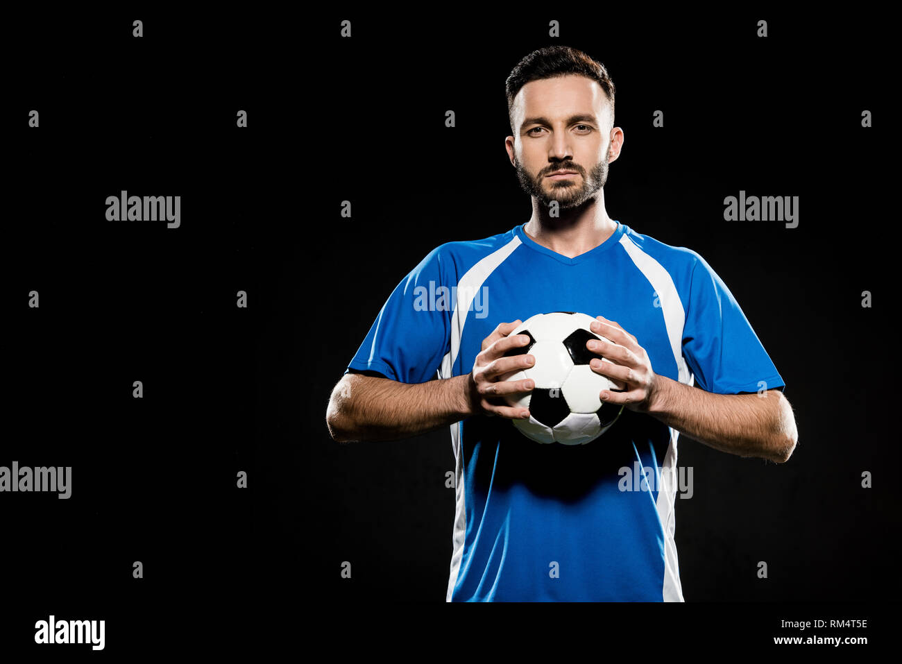 Holding football in hands hi-res stock photography and images - Alamy