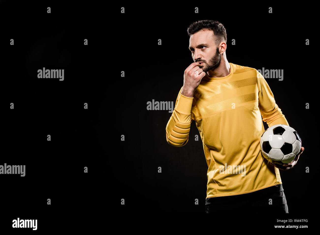 Blowing whistle hi-res stock photography and images - Alamy