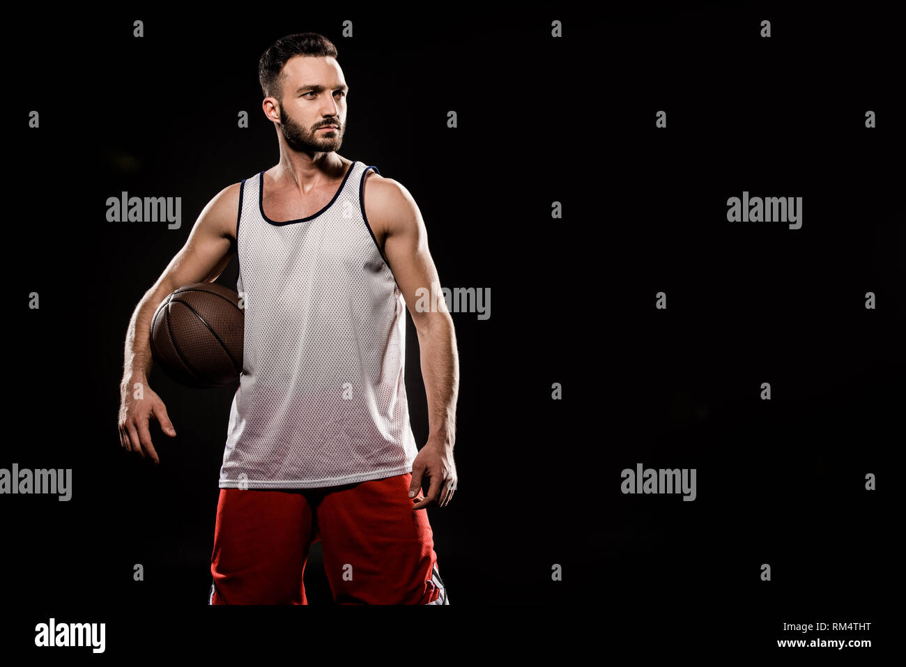 Confident basketball player hi-res stock photography and images - Alamy