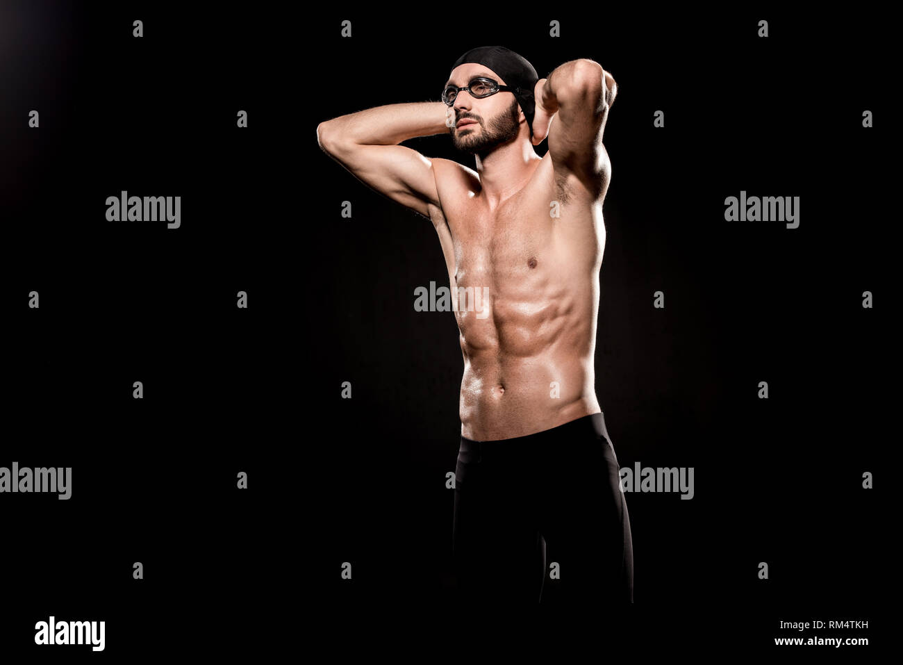 Strong confident man posing hi-res stock photography and images - Alamy