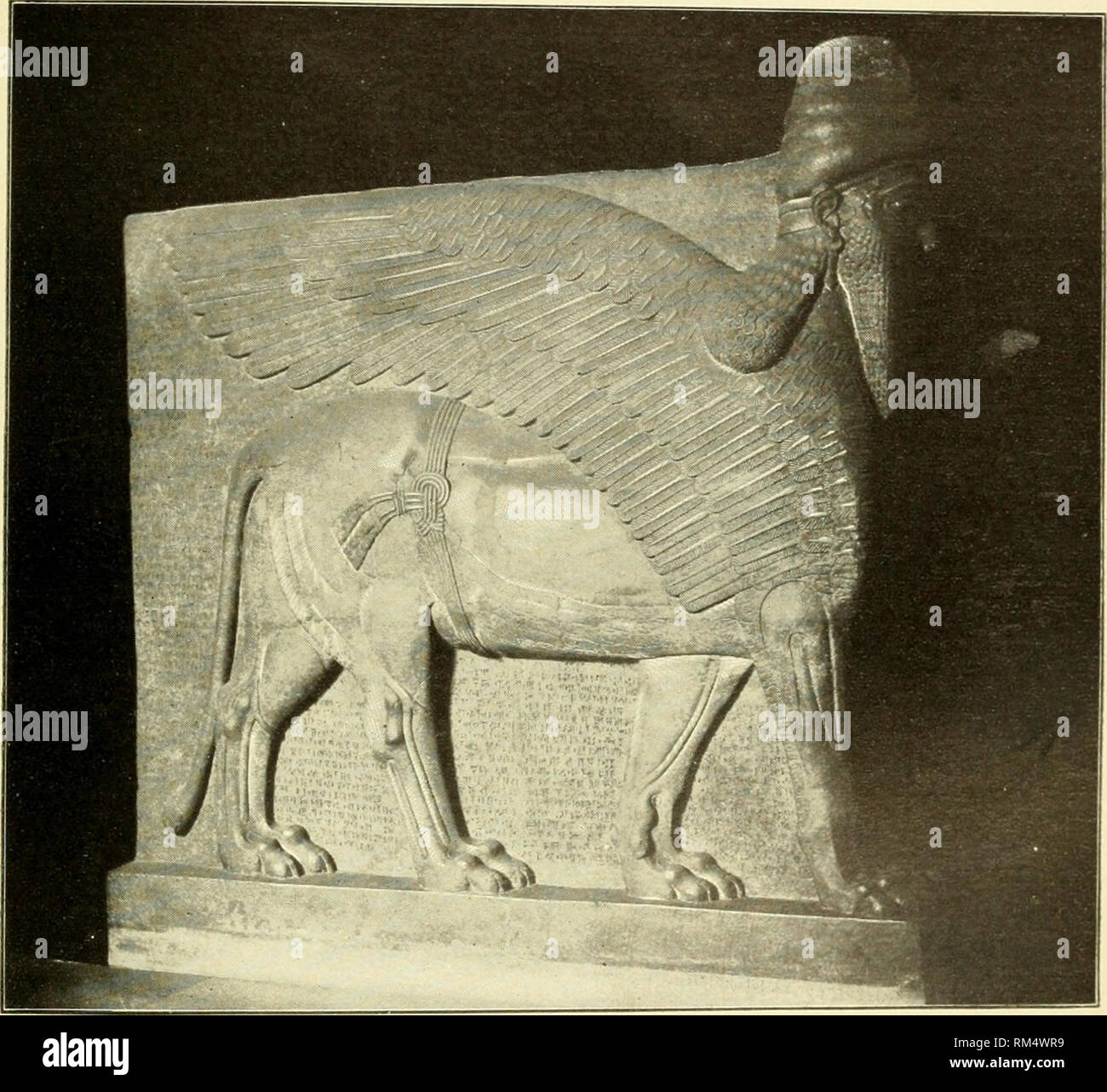 Human headed winged lion hi-res stock photography and images - Alamy