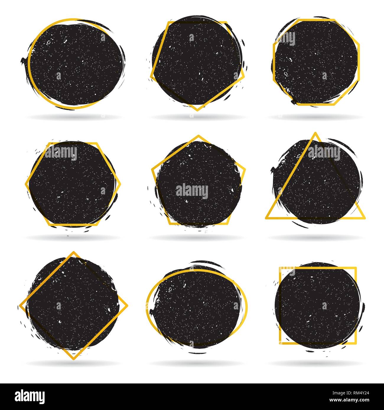 Shapes title Stock Vector Images - Alamy