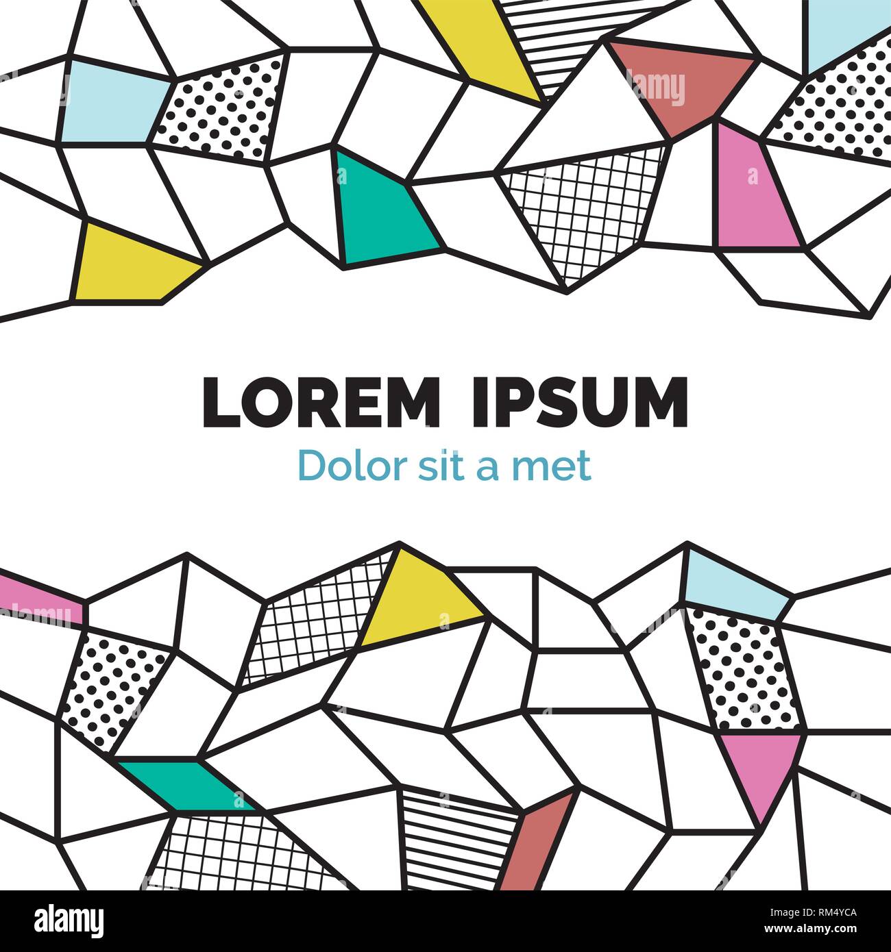 Abstract background pattern trendy vector Stock Vector Image & Art - Alamy