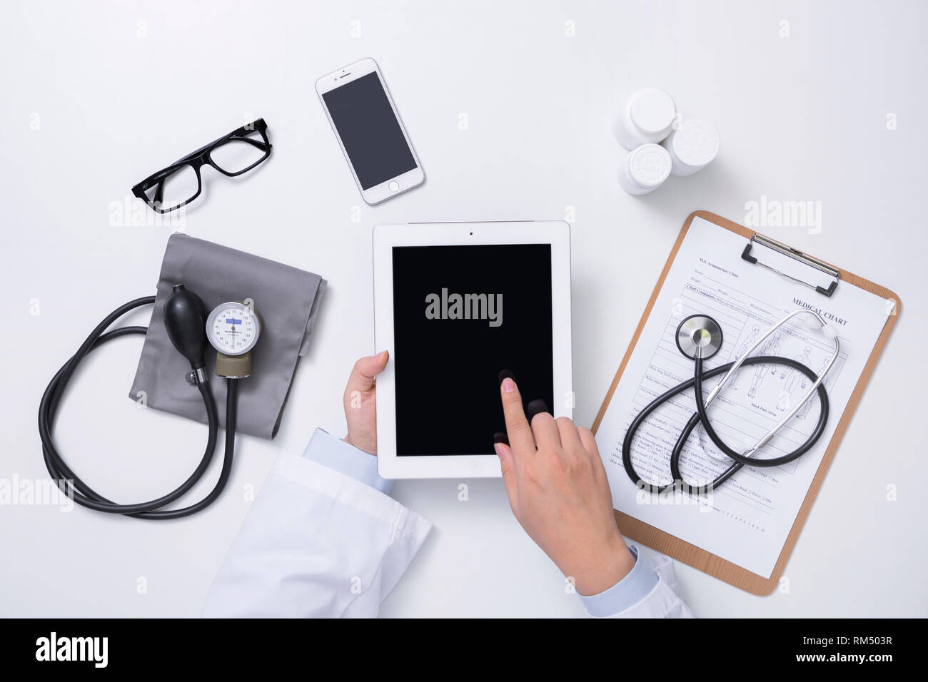 Hand motion of medical staff with medical instruments photo. 079 Stock ...