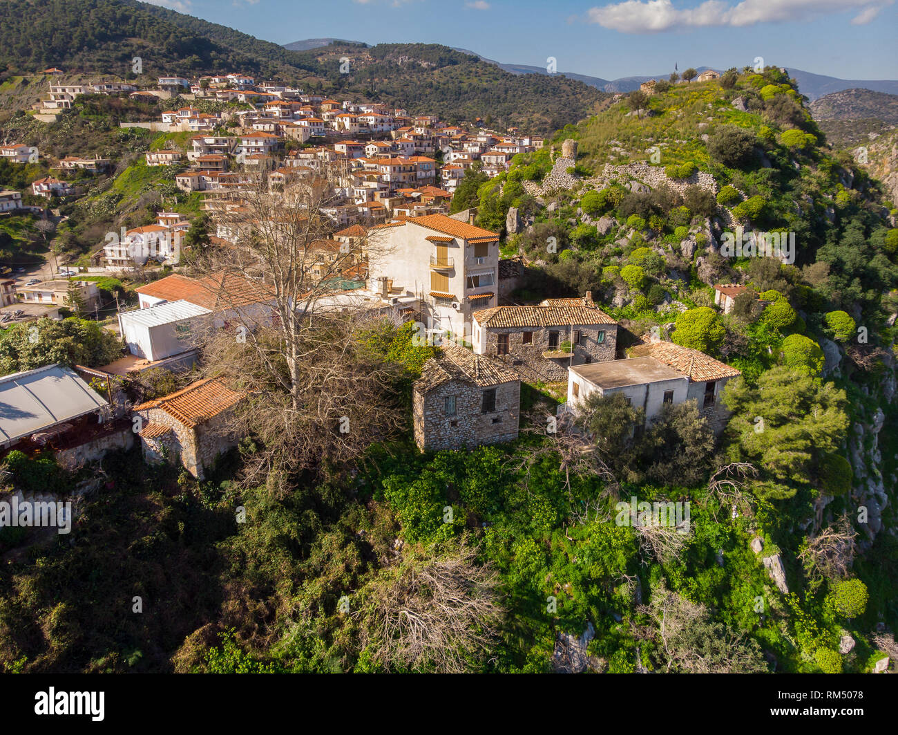 Ancient theatre of epidaurus aerial hi-res stock photography and images ...