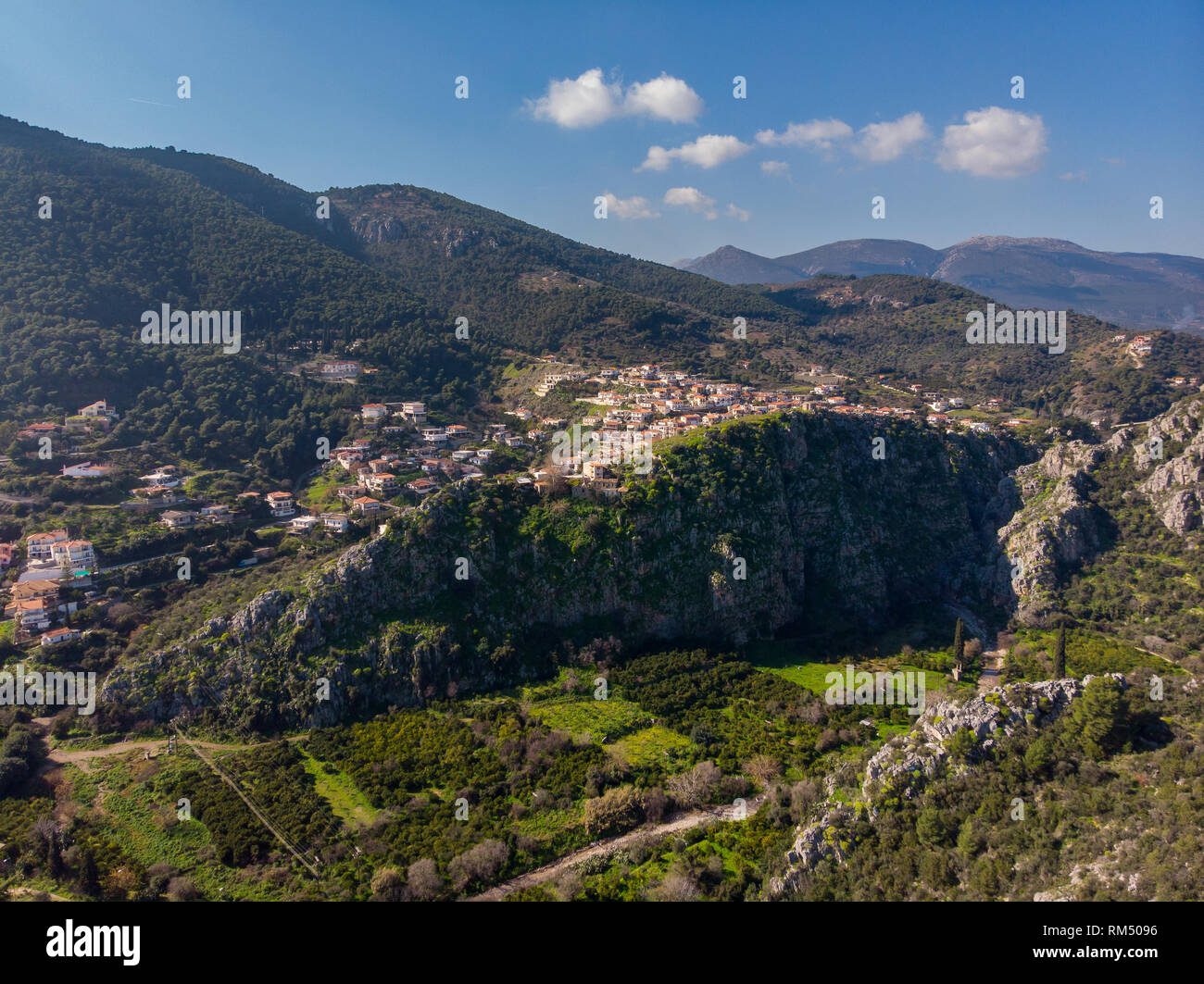 Ancient theatre of epidaurus aerial hi-res stock photography and images ...