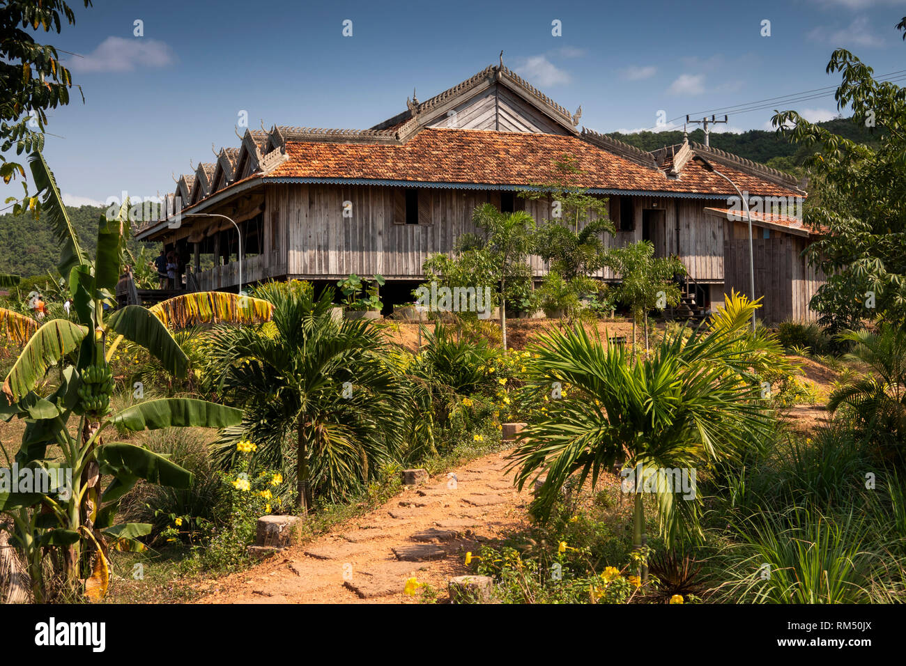 Cambodia, Kampot Province, Kampot, Kon Sat, agriculture, La Plantation ...