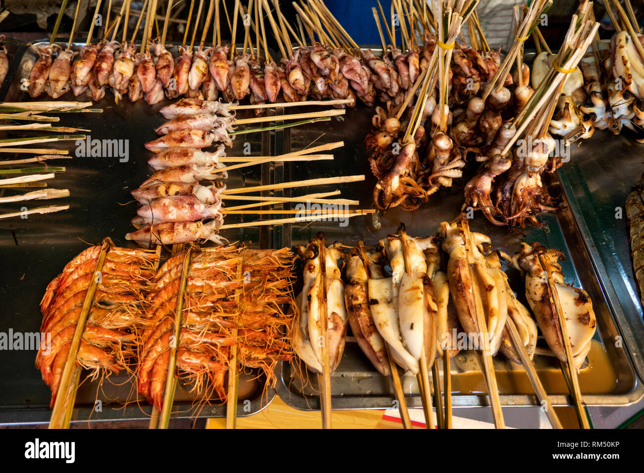 Cambodia, Kampot Province, Kep, Psar Kdarm, Crab Market, seafront ...