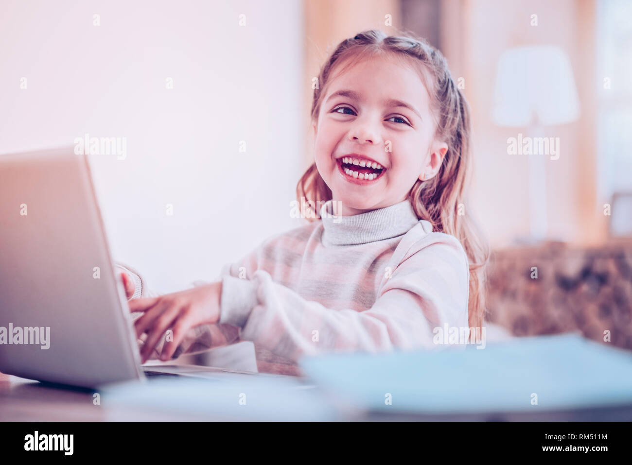 Joking lady hi-res stock photography and images - Alamy