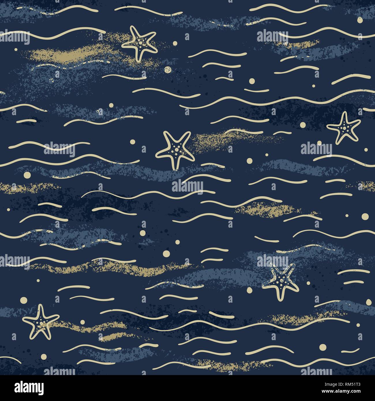 Pattern in navy style for textile or background Stock Vector Image ...