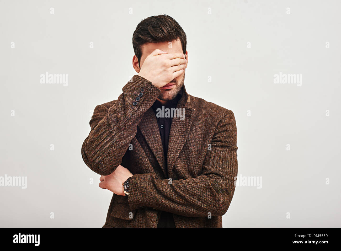 Man with messed up face hi-res stock photography and images - Alamy