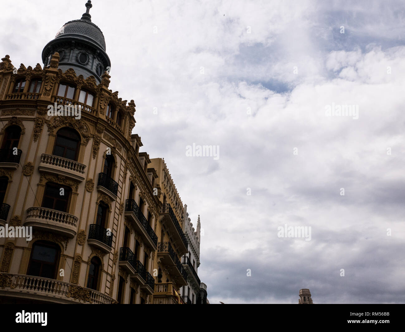 very nice palaces in Valencia city, Spain Stock Photo - Alamy