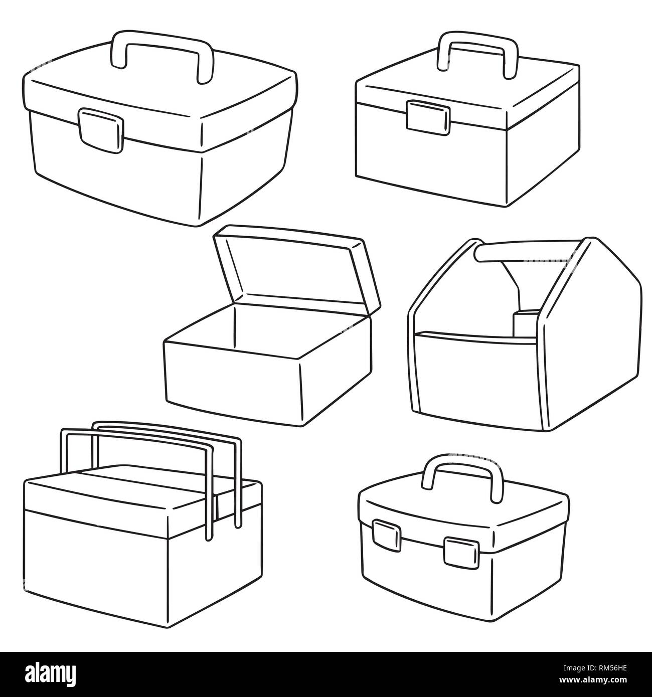 Tool Box Clipart Black And White