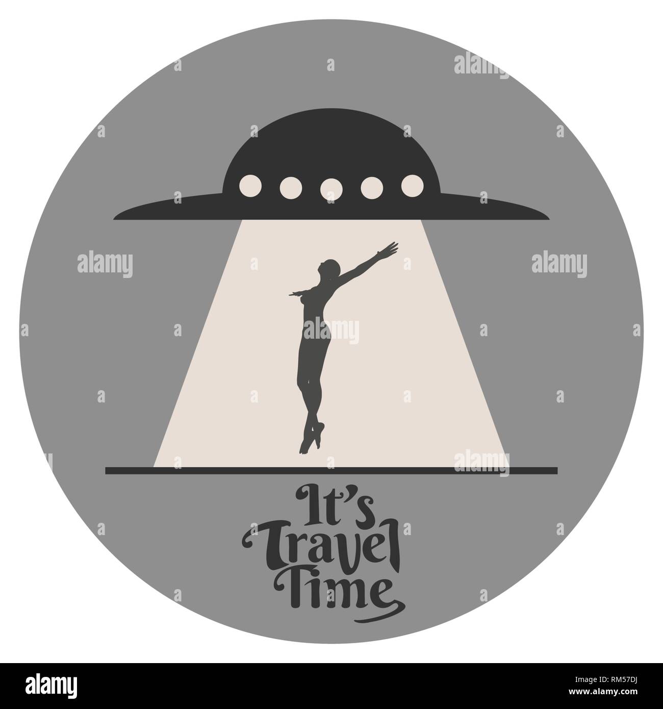 Woman abducted silhouette Cut Out Stock Images & Pictures - Alamy