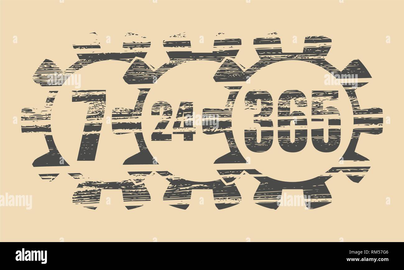 Timing symbols in cog wheels Stock Vector Image & Art - Alamy