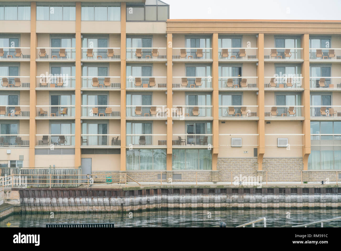 Kingston, OCT 5: Exterior view of the Holiday Inn Kingston Waterfront ...
