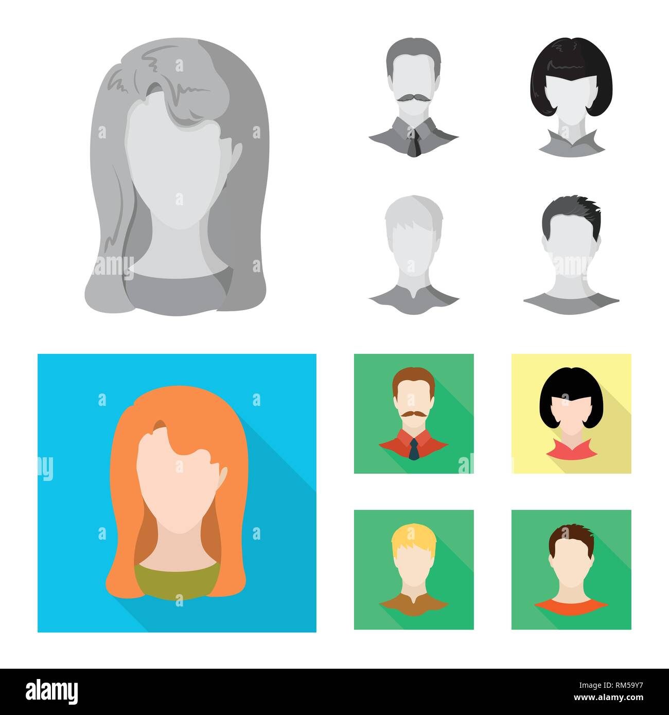 Vector illustration of professional and photo icon. Set of professional ...