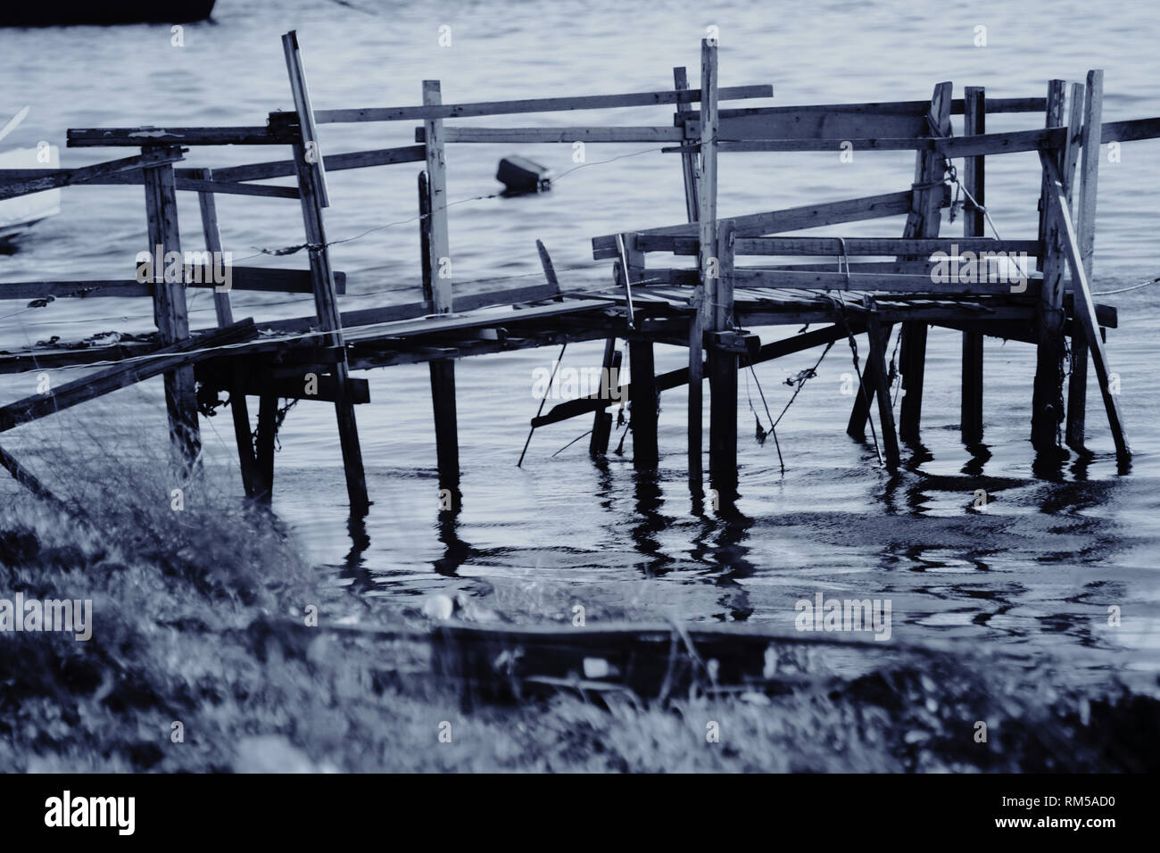 Collapsed Dock High Resolution Stock Photography and Images - Alamy
