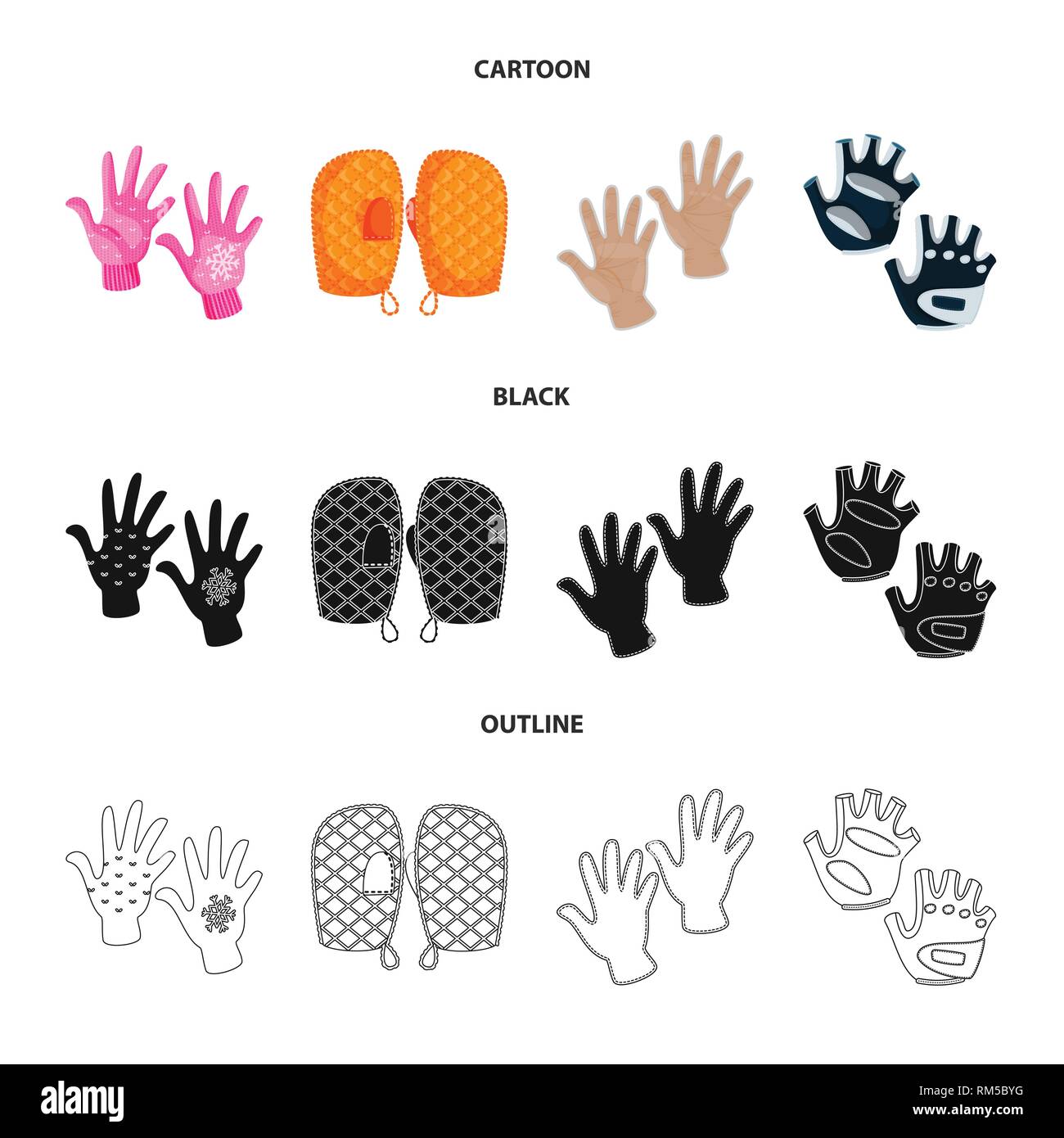 Vector illustration of silhouette and safety sign. Set of silhouette ...