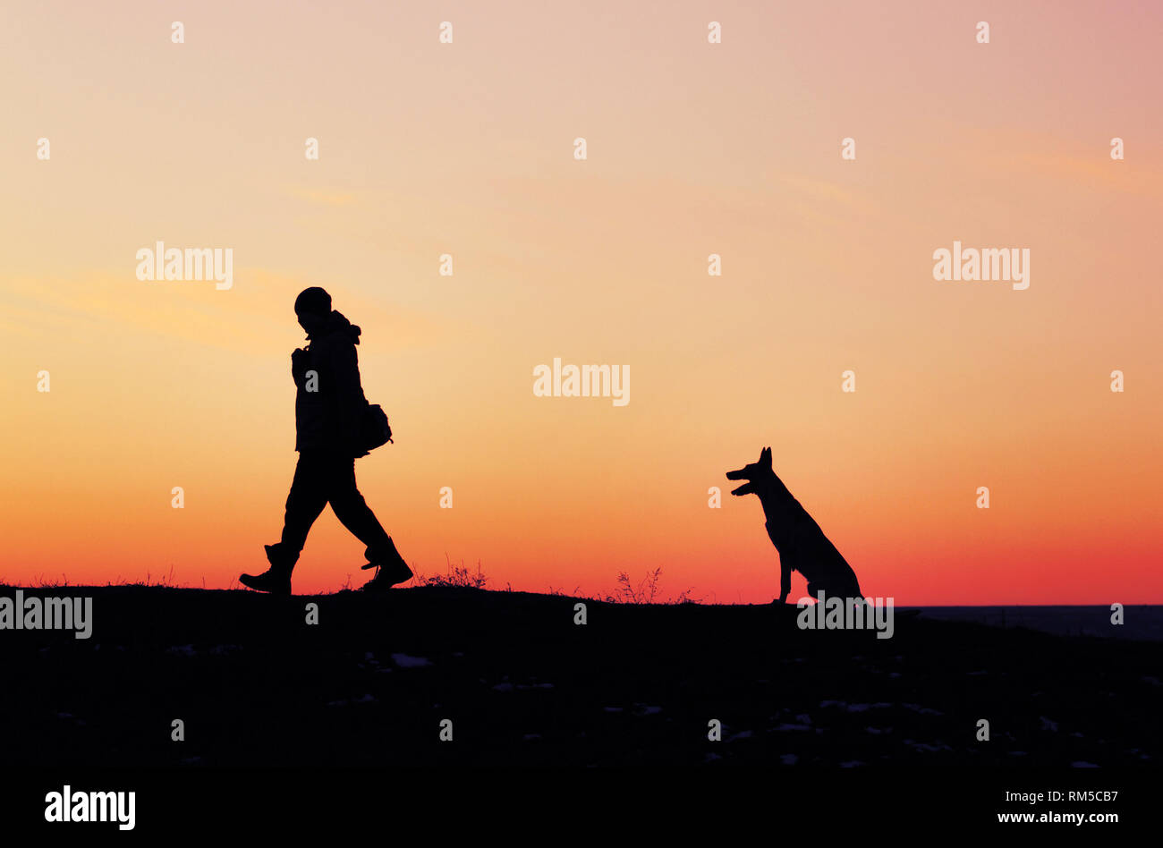 Silhouette Dog Jumping High Resolution Stock Photography and Images - Alamy