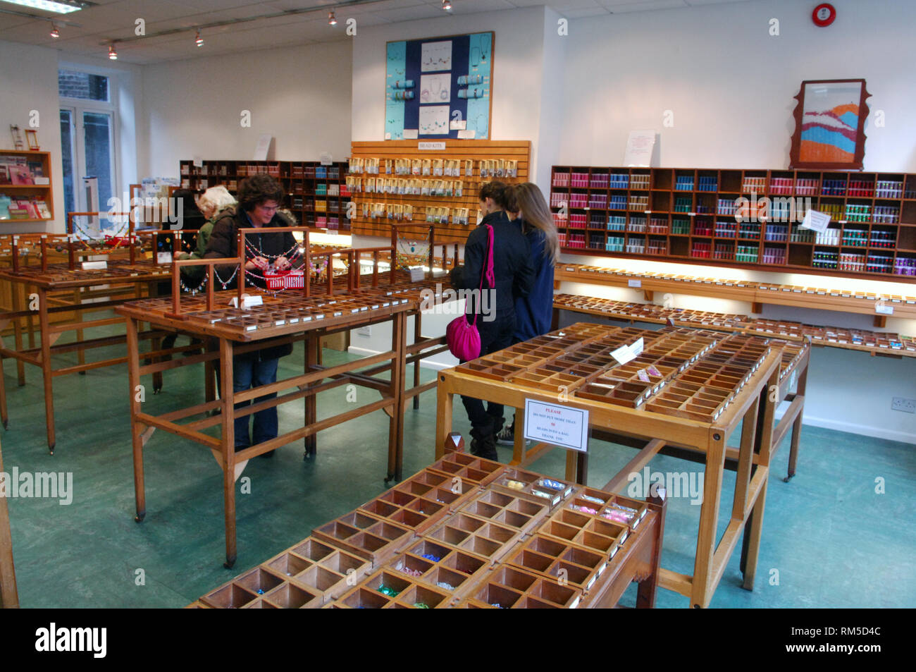 Beads for sale at a Bead Shop Stock Photo - Alamy